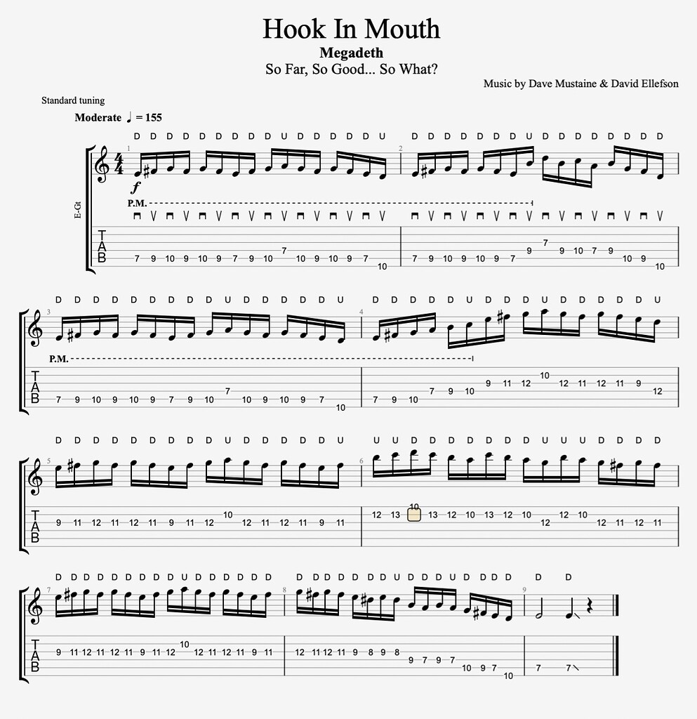 How do you choose USX and DSX? Megadeth Hook in Mouth example - Playing Technique - The Cracking ...